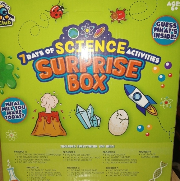explorer club | Toys | 7 Days Of Science Activities Surprise Box | Poshmark